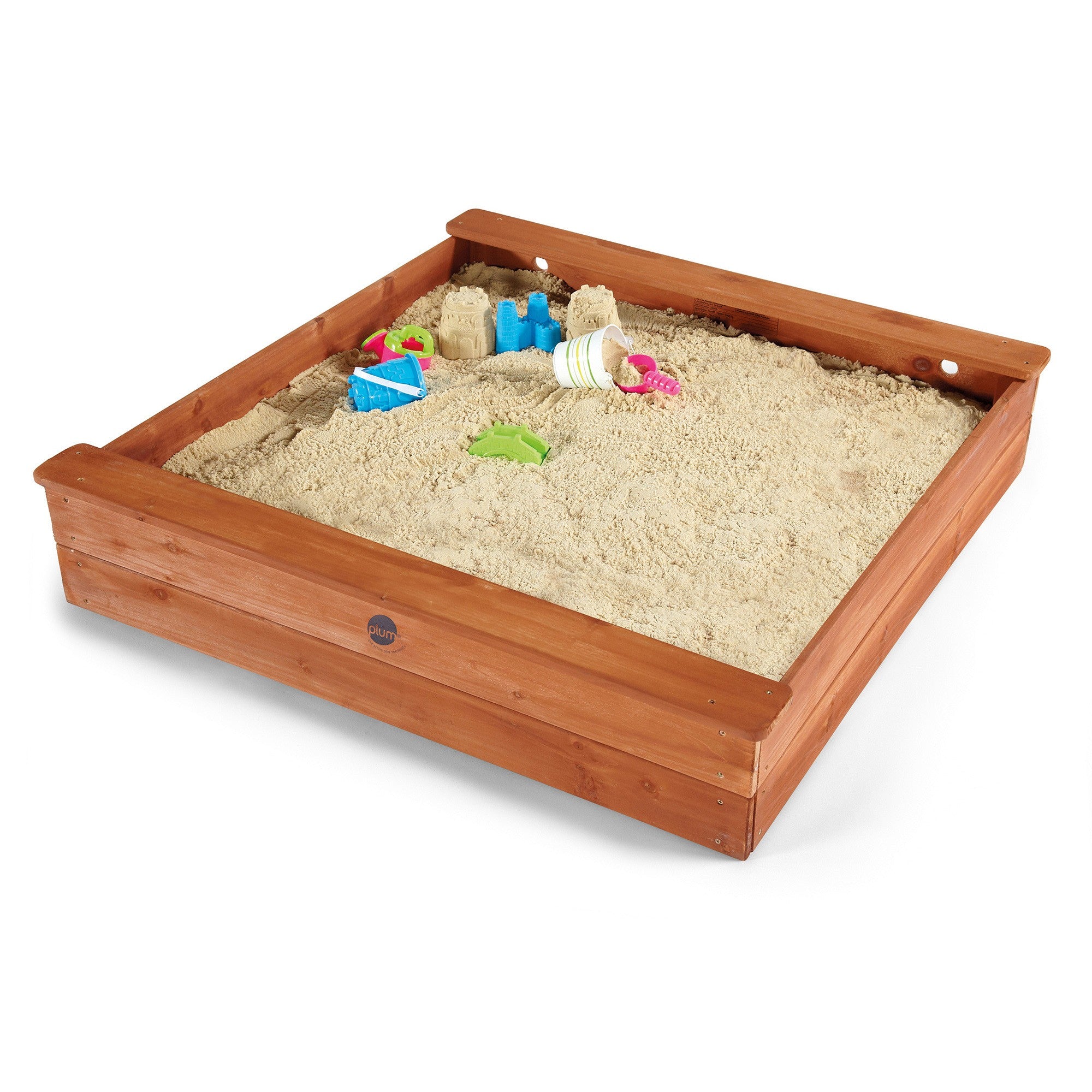 Shop Dark Wooden Square Sandpit – Outdoor Play – Plum Play UK